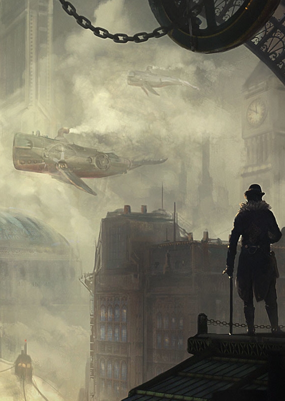 Steam Whales, by Sebastien Hue – Aethereal Engineer