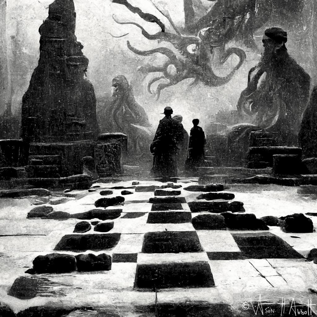 Two Word Prompt: Black & Game – Aethereal Engineer